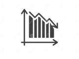 Decrease Diagram Vector Icon Stock Vector Illustration Of Sales