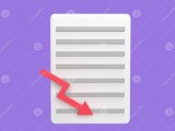 Decrease Document Graph 3d Icon Model Cartoon Style Render