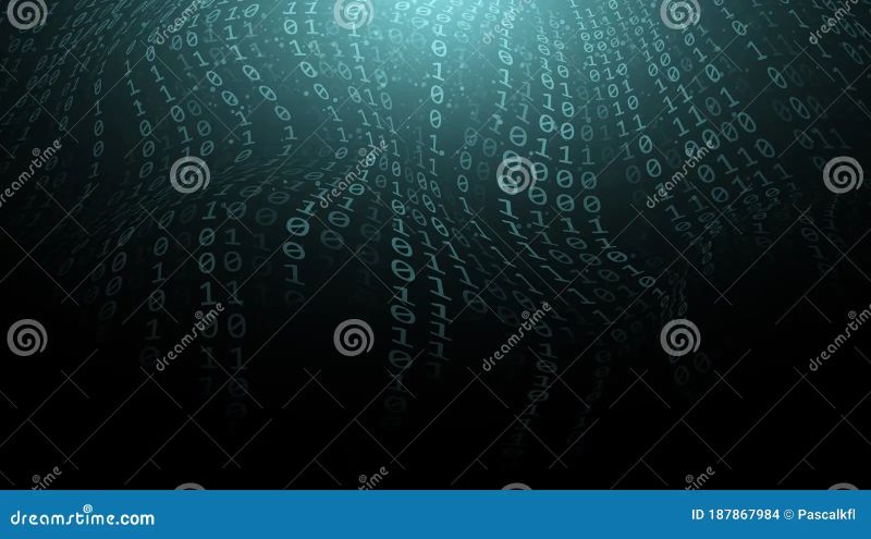 Binary Code Background Digital Binary Data Stock Vector Royalty Free - Download Classic Colorful Background | Full HD