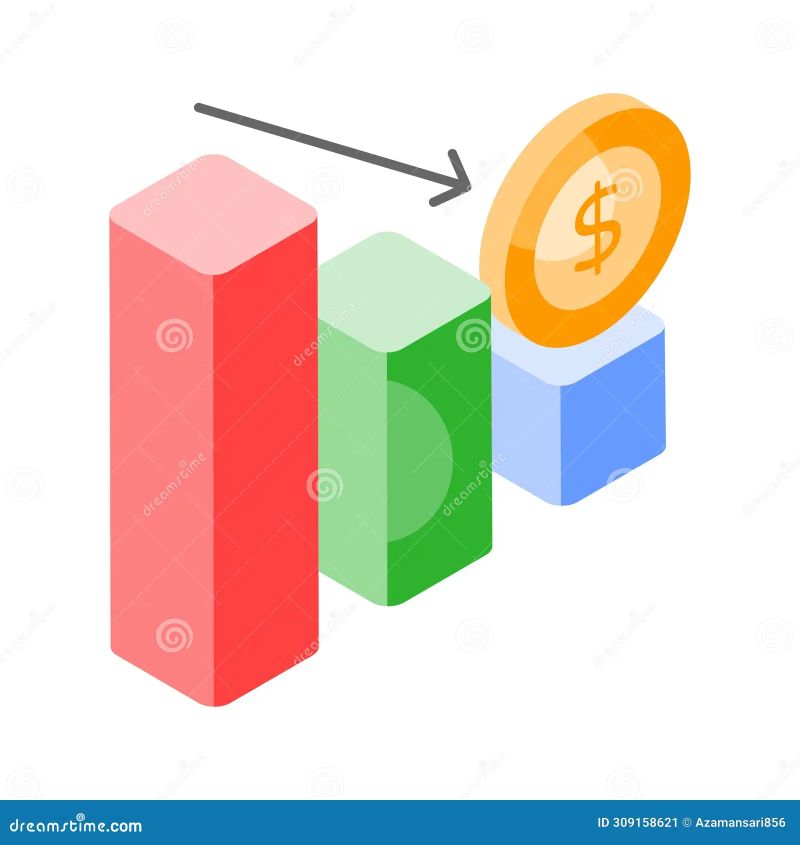 Business Decrease Chart Decrease Financial Decrease Financial Loss - Professional Ocean Picture - High Resolution