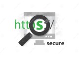 Https Protocol Safe And Secure Browsing Stock Vector Illustration