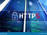Https Secure Data Transfer Protocol Used On The World Wide Web Stock