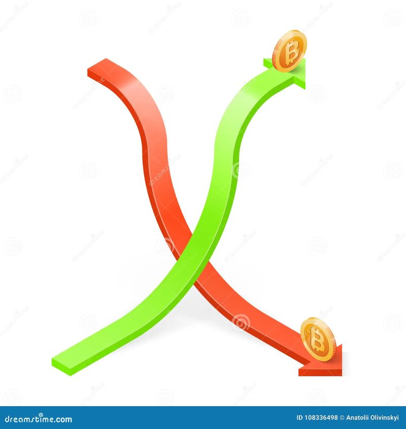 Decrease Bitcoin Value Business Concept Isometric Vector Image - HD Ocean Pictures for Desktop