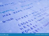 Java Program Written In Notepad Creation Of Computer Programs Stock