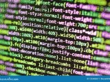 Javascript Code In Bracket Software Stock Image Image Of Dark
