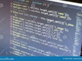 Javascript Code Computer Programming Source Code Abstract Screen Of