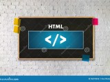 Php Html Developer Web Code Design Programmer Working In A Soft Stock