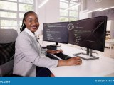 Programmer Coding Classes Web Developer Coder Stock Image Image Of