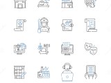 Programmer Line Icons Collection Debugging Java Coding Python
