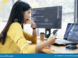 Programmers And Developer Teams Are Coding And Developing Software