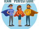 Programmers Developers Process Coding Teamwork Programming C Stock