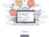Programming And Coding Concept Application Development Icon For