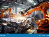 Illustration Of Ai Algorithms Optimizing Transportation Systems Royalty