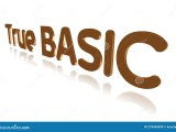 Programming Term True Basic Programming Language Stock Illustration