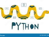 Python Code Language Sign Programming Coding And Developing Concept