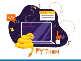 Python Code Language Sign Programming Coding And Developing Concept
