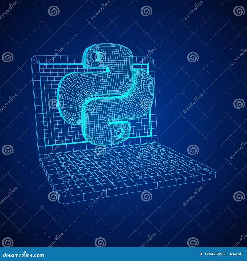 Python Coding Language Sign Device Programming Developing Concept - Premium Colorful Art Gallery - Desktop