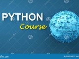 Python Course 3d Illustration Concept Of Python Programming Language