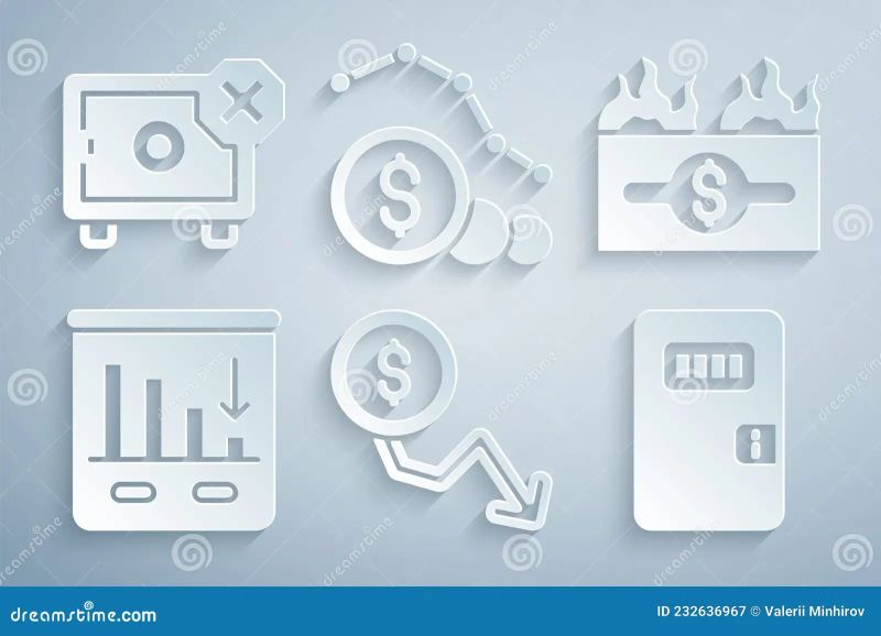 Set Dollar Rate Decrease Burning Dollar Bill Falling Property Prices - Ocean Backgrounds - Beautiful Full HD Collection