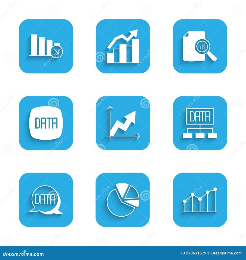 Set Pop Art Financial Growth Decrease Search Data Analysis Pie Chart - Best Abstract Pictures in 4K