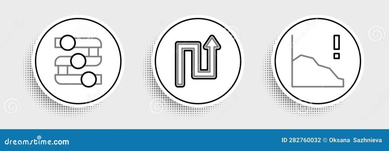 Set Line Financial Growth Decrease Graph Chart Diagram And Clock - Ultra HD Colorful Pictures for Desktop