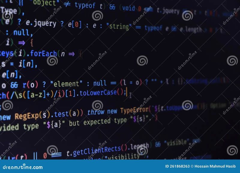 Programming Code Screen Of Software Developer Software Programming - High Resolution Abstract Images for Desktop