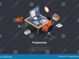 Software Development Coding Process Programmer Or Web Developer Coding