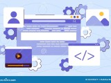 Programming And Engineering Development Tiny Girl Programmer Or