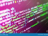 Source Code Close Up Css Javascript Editorial Stock Photo Image Of