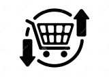 Vector Icon Illustration Of Price Increase Decrease Price Fluctuation