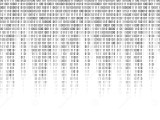 Virtual Computer Binary Code Abstract Background Stock Vector