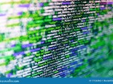 Web Developer Html Code With Css On Screen Writing Programming Code On
