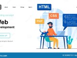 Web Development Concept Programmer Coding Code For Webpage