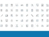 Web Development Line Icons Collection Html Css Javascript Php