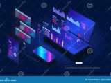 Web Template For Programming And Software Developmen Floating