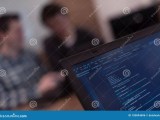 Writing Programming Code On Laptop Stock Photo Image Of Network Htm5
