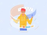 Young Programmer Concentrated At Working Project Developing