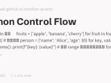 Python Control Flow