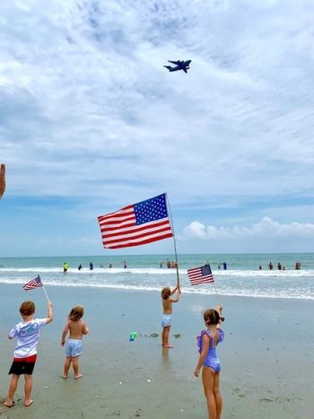 Salute from the Shore Flyover July 4 – Tidelines