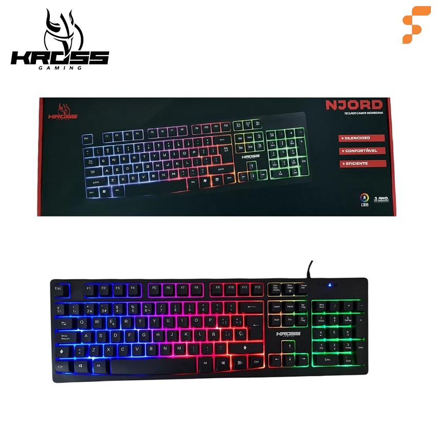 TECLADO KROSS GAMING KE-KG106 MEMBRANA NJORD | Tienda Freeway