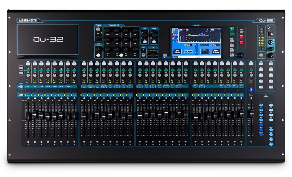 CONSOLA DIGITAL MARCA ALLEN & HEATH DE 32 CANALES CON 33 FADERS ...