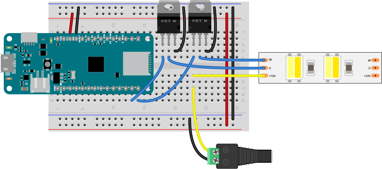 Led Strip Light Circuit Diagram