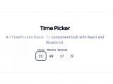 Github Openstatushq Time Picker A Simple Shadcn Ui Timepicker Component
