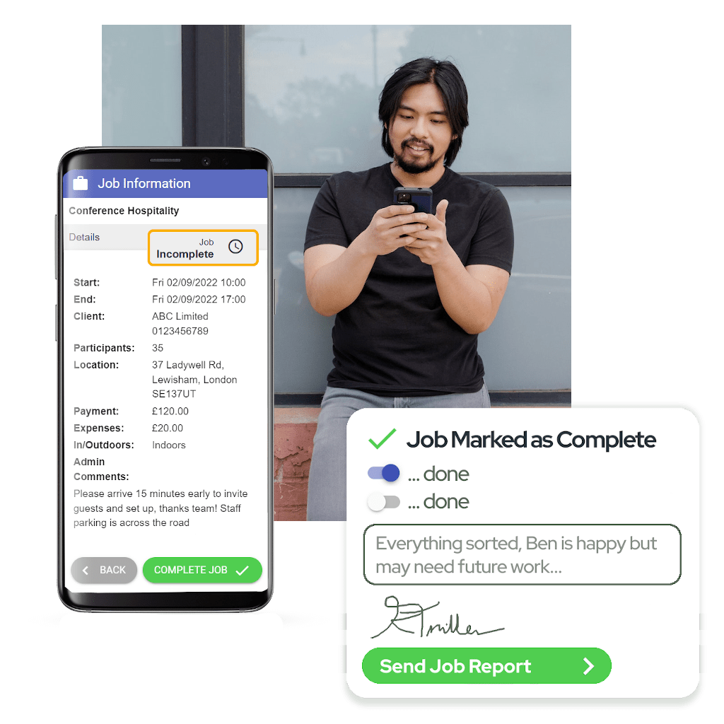 Job Booking – TimeCloud365