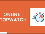 Online Stopwatch