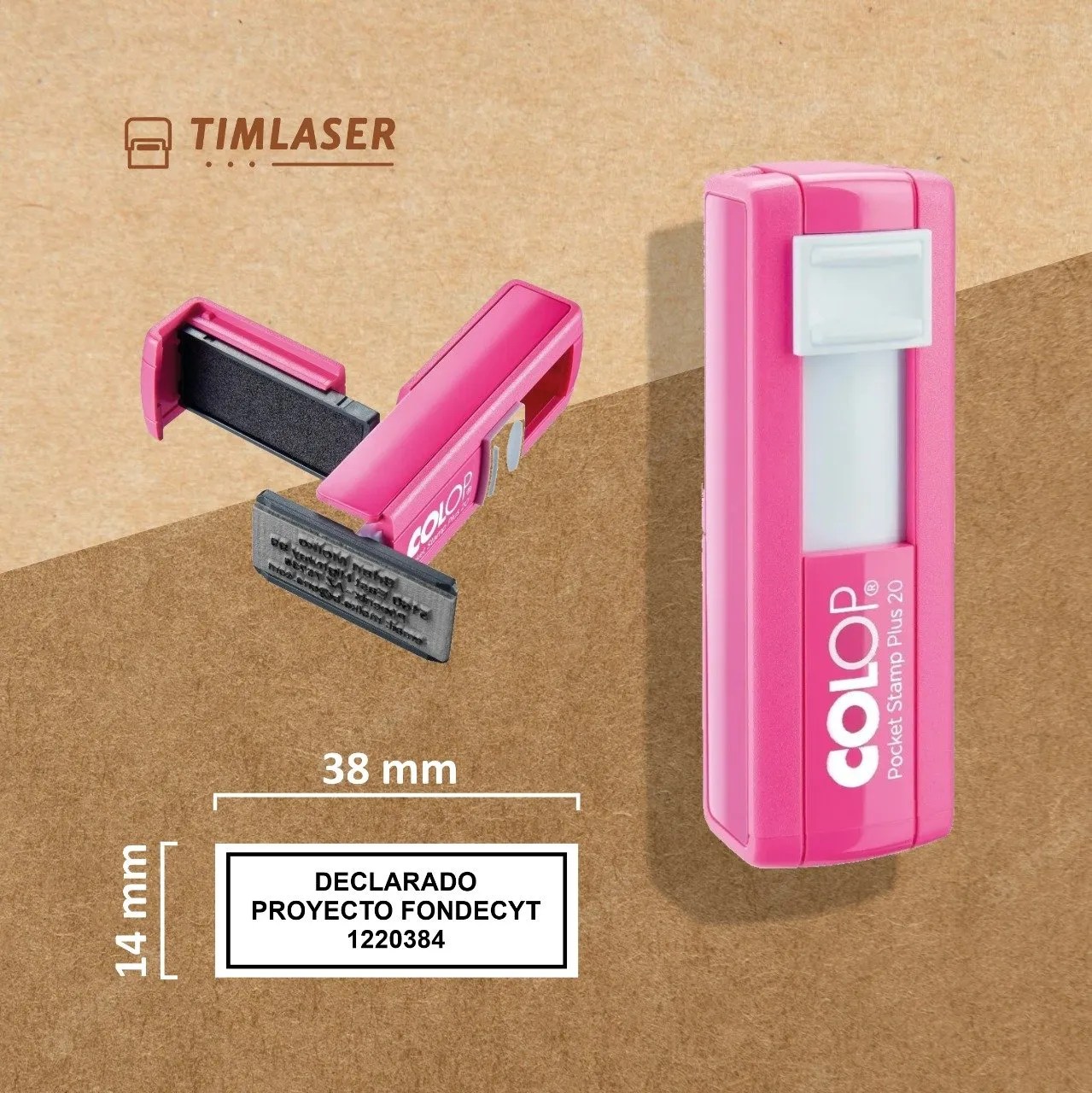 Timbre Pocket Colop Sello Timbre De Bolsillo Personalizado - TIMLASER