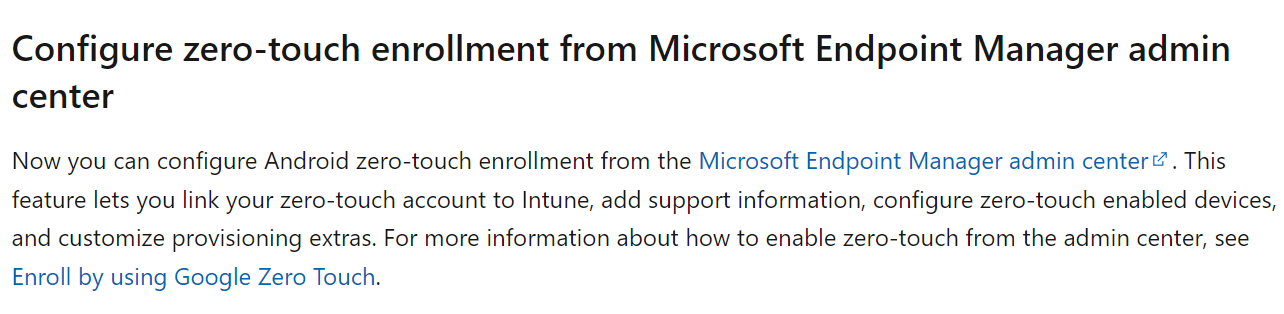 First look at “Link your zero-touch account to Intune and manage zero ...