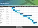 E Learning Course Development Project Schedule Tim Slade Award