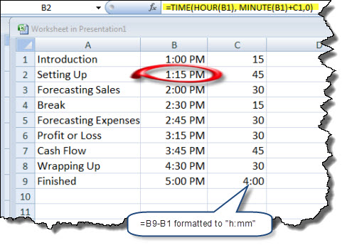 Easy Spreadsheet Plans a Session or Meeting. - Tim Berry
