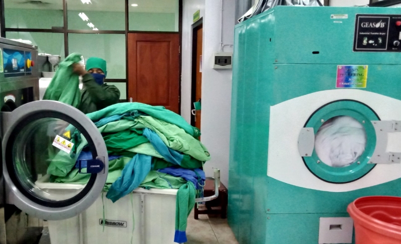 RSUD Bontang Pastikan Pakaian Medis dan Linen Pasien Steril | Timur.co.id